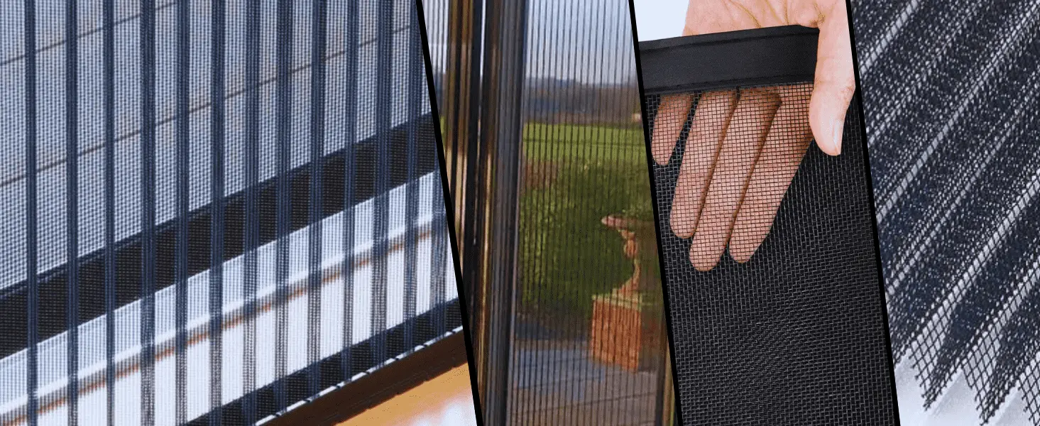 Pleated Mosquito Net door , windows Maker, Invisible grill installation ...